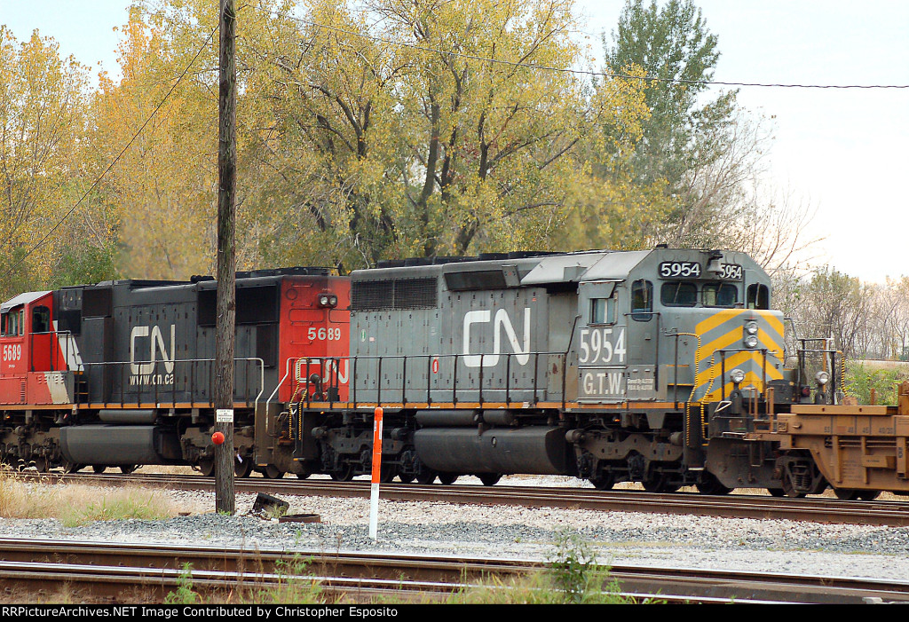 GTW/CN SD40-3 5954